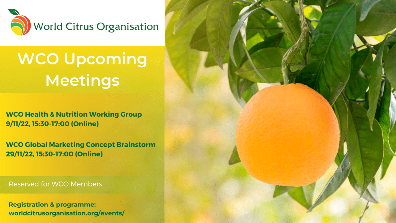 WCO Events | worldcitrusorganisation.org